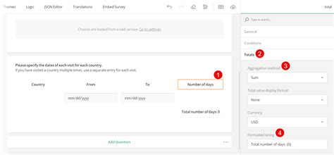 How To Use Column Totals In Matrix Questions