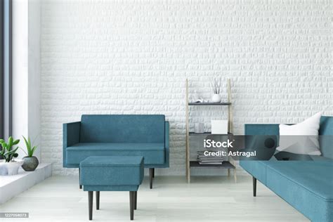 청록색 소파 안락의자 및 사다리 선반이있는 흰색 인테리어 책장에 대한 스톡 사진 및 기타 이미지 책장 사무실 소파 Istock