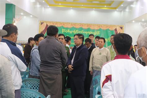 တိုင်းဒေသကြီး ဝန်ကြီးချုပ် ဦးမျိုးဆွေဝင်း ပြည်မြို့၌ နိုင်ငံ့စီးပွါးမ