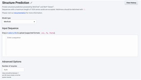 Using The Structure Prediction Tool — Openprotein Docs Documentation