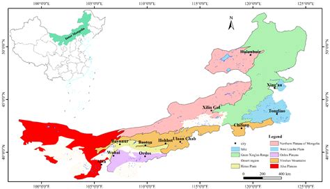 Map Of Water In Mongolia