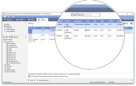 Filtering Check Point Software