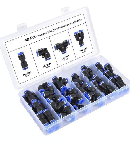 Paquete Combinado De Conectores Push In De 40 Piezas Envío Gratis