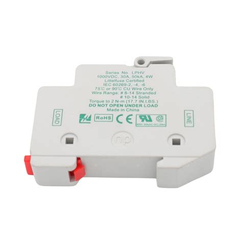 Fuel Electric High Voltage Junction Box Littelfuse Fuse Holder VDC A Single Pole