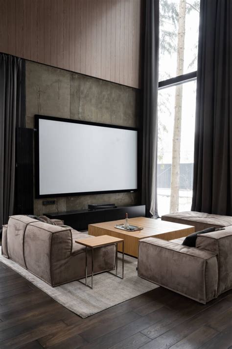 ბეტონი მისაღებ ოთახში — საინტერესო იდეები Home Is