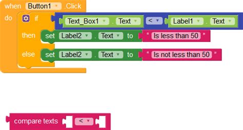 Bug In Compare Text Discuss Kodular Community