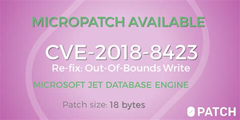 Micropatch Released To Correct Partially Fixed Jet Db Engine Rce
