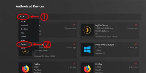 how to remove a server from plex plexopedia