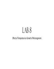 Lab 8 Temperature Effects 1 Pdf Lab 8 Effects Of Temperature On Growth Of Microorganisms