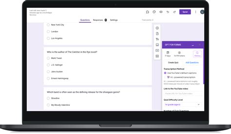 Lincoln Apps Ghatgpt For Forms Generate Questions And Answers Using