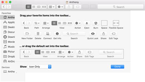 Customizing The Toolbar In Your Mac Finder Window