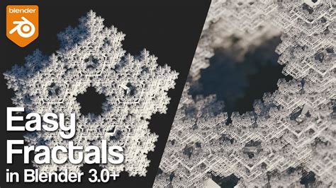 easy fractals in blender 3 0 geometry nodes tutorial youtube