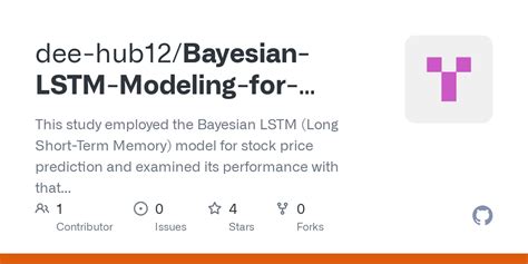 Github Dee Hub12bayesian Lstm Modeling For Stock Price Prediction