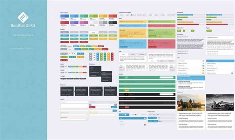 フラットデザインするときに役立つcss「bootflat」 Web活メモ帳