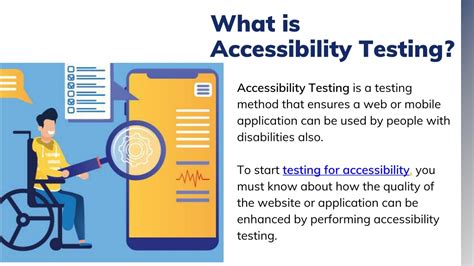 PPT Overview Of Accessibility Testing PowerPoint Presentation Free Download ID