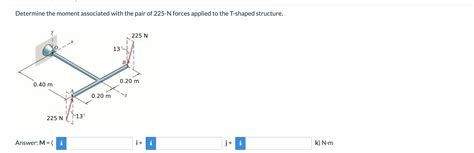 Solved Replace The Two Forces And One Couple Acting On The Chegg