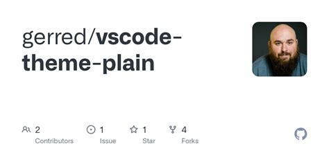 GitHub Gerred Vscode Theme Plain