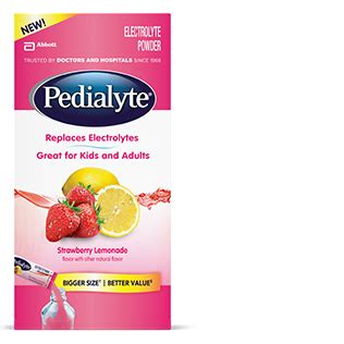 Pedialyte Powder Pack Strawberry Lemonade King Mariot Medical Equipment