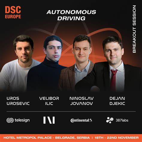 Ai Datascience Autonomousdriving Dsceurope Belgrade Serbia Breakoutsession Generativeai