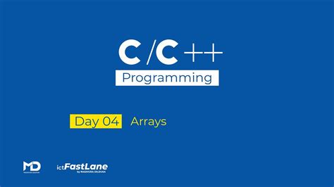 Cc Programming Day 04 Arrays Youtube