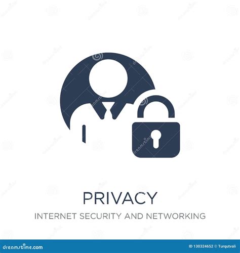 Privacy Icon Trendy Flat Vector Privacy Icon On White Background From Internet Security And