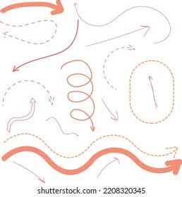 Set Different Arrows Possible Infographics Stock Vector Royalty Free Shutterstock