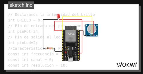 Ledpotenciometro Wokwi Esp32 Stm32 Arduino Simulator Ledpotenciometro Wokwi Esp32 Stm32 Arduino Simulator
