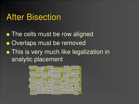 Ppt Fractional Cut Improved Recursive Bisection Placement Powerpoint