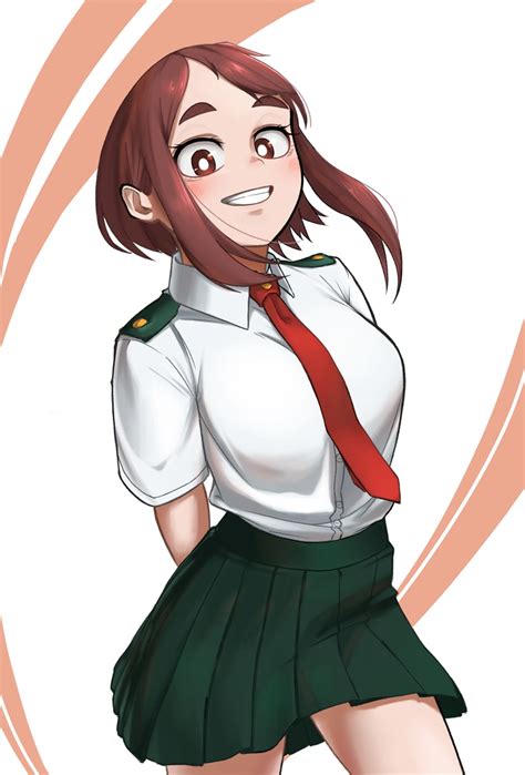 Uraraka Ochako Boku No Hero Academia Drawn By Piyo Tzdn Danbooru