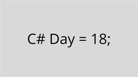 C Coding Day 18th Youtube