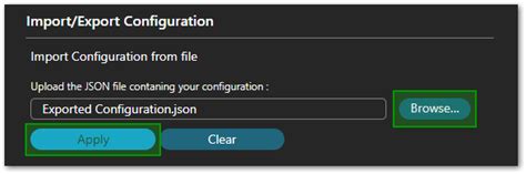 Export Import Your Configuration File Cloudockit