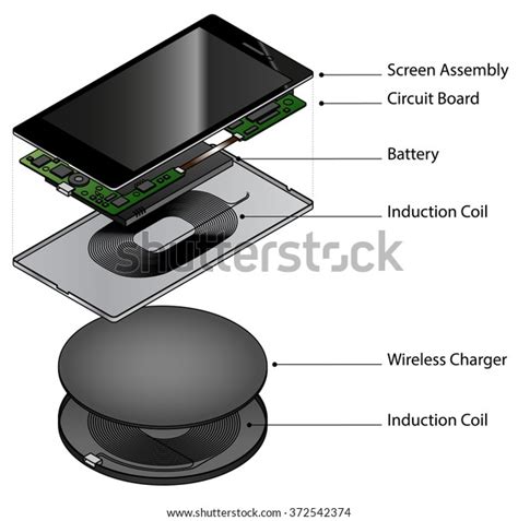 Exploded Diagram Showing Internal Components Smart Stock Vector Royalty Free 372542374