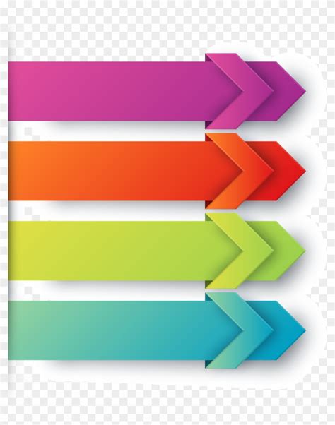 Colored Arrows Hand Euclidean Vector Arrow Clipart Vector Arrows Png