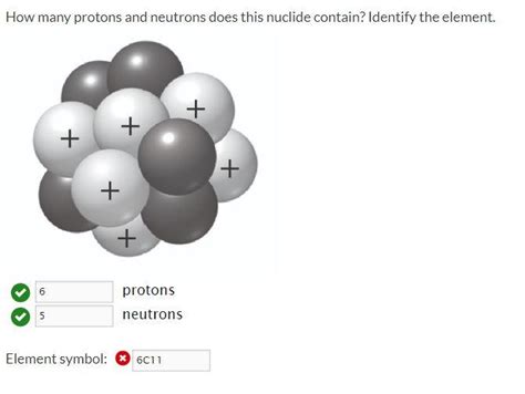 Solved How Many Protons And Neutrons Does This Nuclide Chegg Com