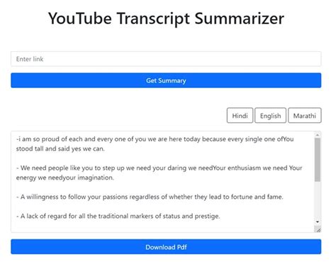 Youtube Transcript Summarizer Using Flask By IJRASET Issuu