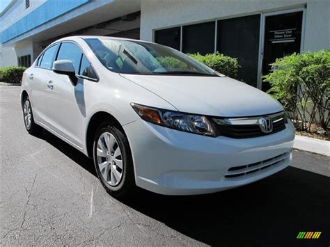 Taffeta White 2012 Honda Civic Lx Sedan Exterior Photo 57289581