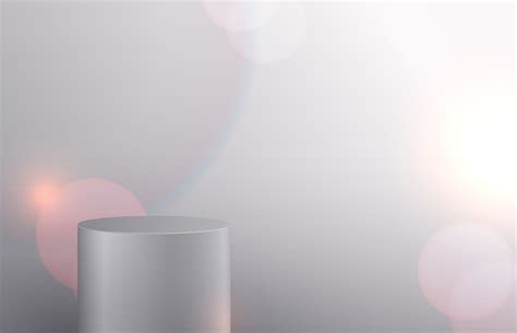 화장품 회색 배경과 제품 프리젠 테이션 브랜딩 및 포장 프리젠 테이션을위한 프리미엄 연단 디스플레이 배경의 그림자 스튜디오 무대