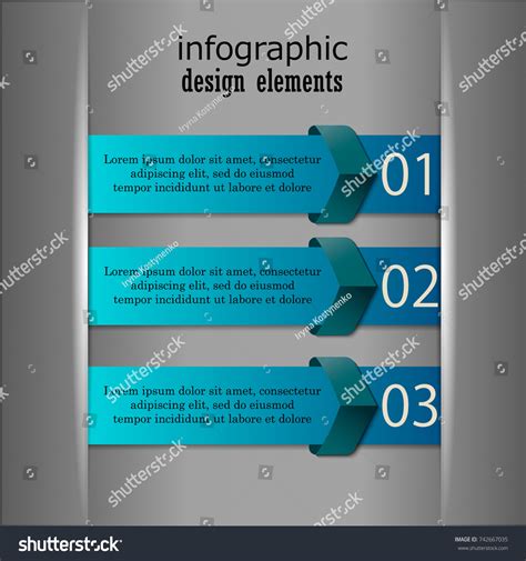 Timeline Infographics Template Arrows Flowchart Workflow Stock Vector Royalty Free