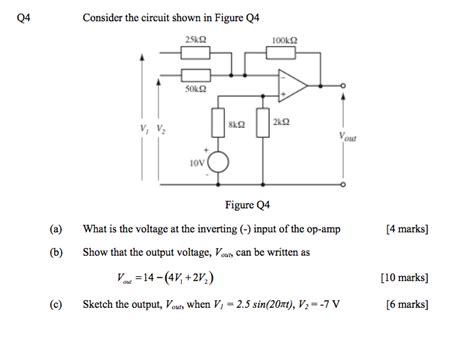 Solved Q4 Consider The Circuit Shown In Figure Q4 A What Chegg Com