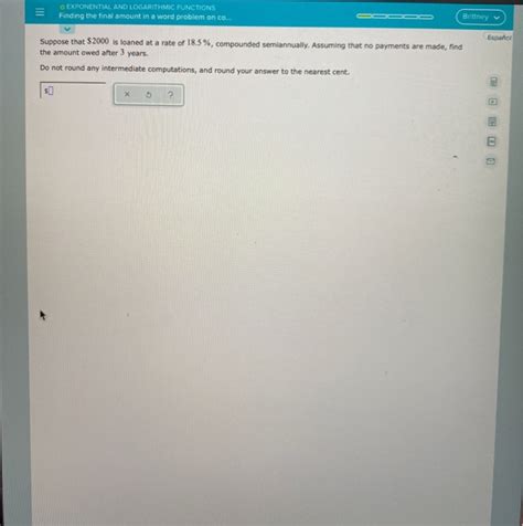 Solved Exponential And Logarithmic Functions Finding The