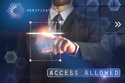 Premium Photo Businessman With Allowed Access