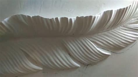 Барельеф процесс создания тропических листьев Тропические листья Фрески Листья