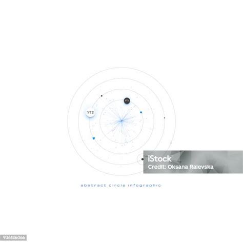 파란색 Infographic 흰색 배경에 고립입니다 원 점 웹 디자인 브로셔 전단지 연례 보고서 배너 라인 추상 템플릿 최소한의 기술 개념 벡터 일러스트 레이 션 3차원