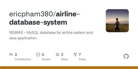 Airline Database Systemflightdatabaseschemasql At Master
