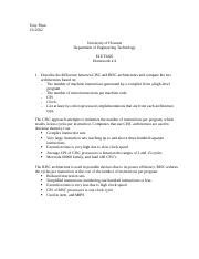 HW Docx Tony Phan University Of Houston Department Of Engineering Technology