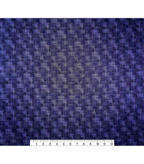 Blue Textured Crosshatch Blender Cotton Fabric By Keepsake Calico Joann