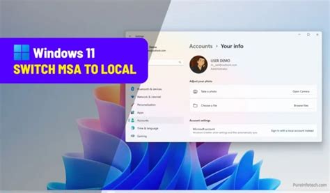 Switching From Microsoft Account To Local Account In Windows 11 A Step By Step Guide
