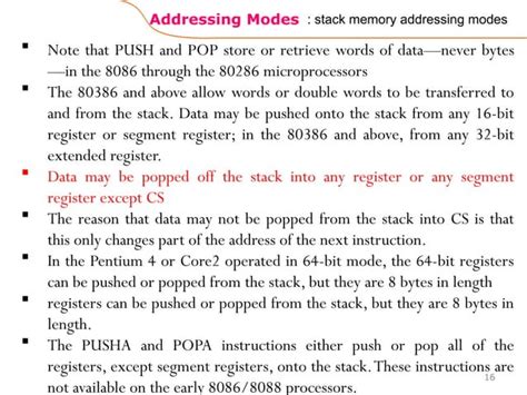 Chapter 4 Addressing Mode In Microprocessor Pptx