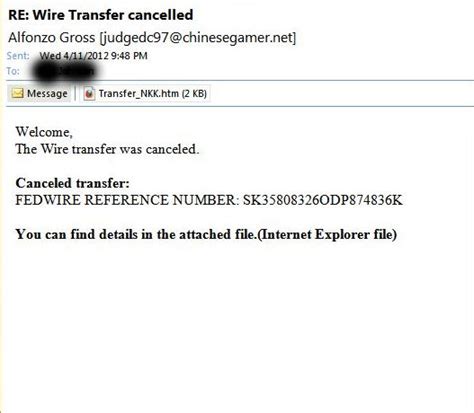 PayPal Wire Transfer Scam Email Scam We ATCyber