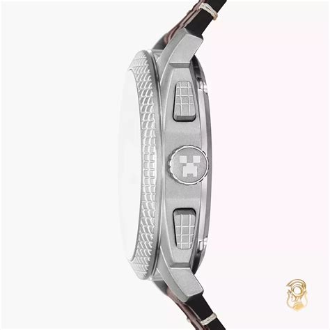 Minecraft X Fossil Le1206 Limited Edition Grass Block Watch 44mm